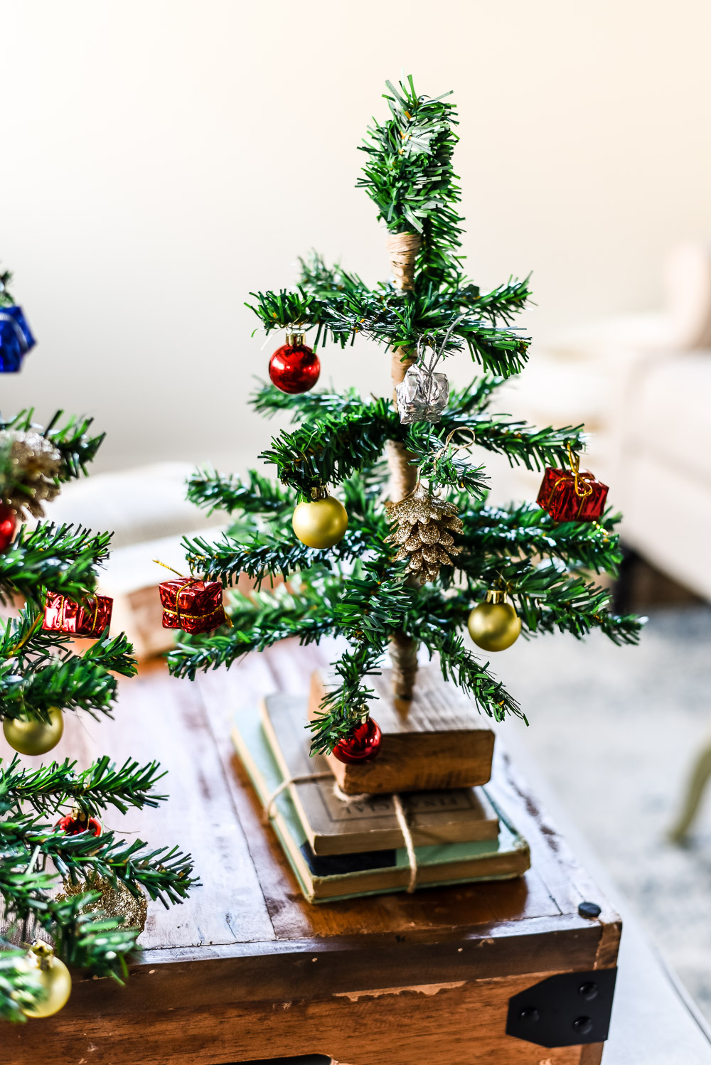 DIY Mini Tabletop Christmas Tree The Weathered Fox DIY Mini Tabletop Christmas Tree The Weathered Fox