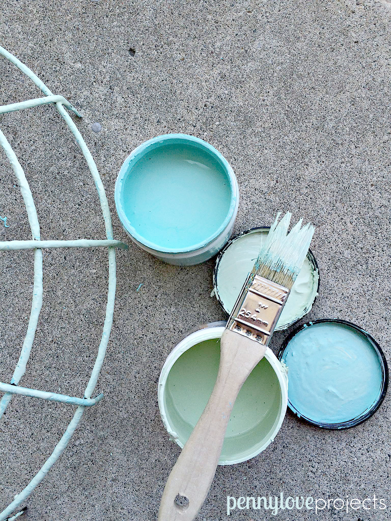 industrial farmhouse clock paint sample - The Weathered Fox