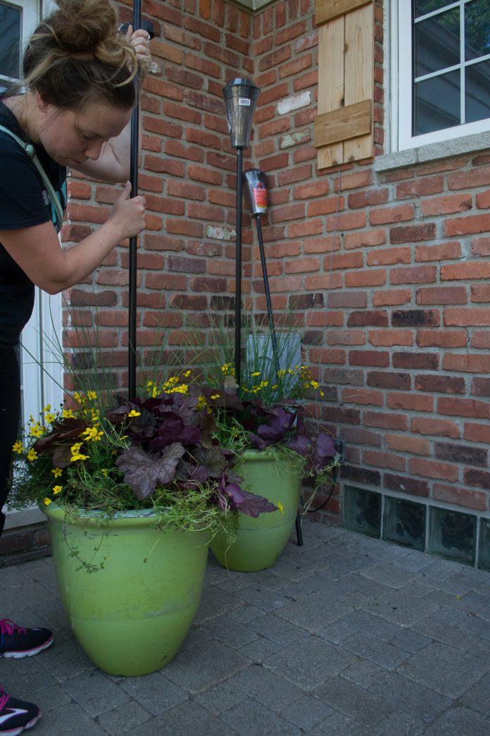 How to Make a Tiki Torch Planter - The Weathered Fox