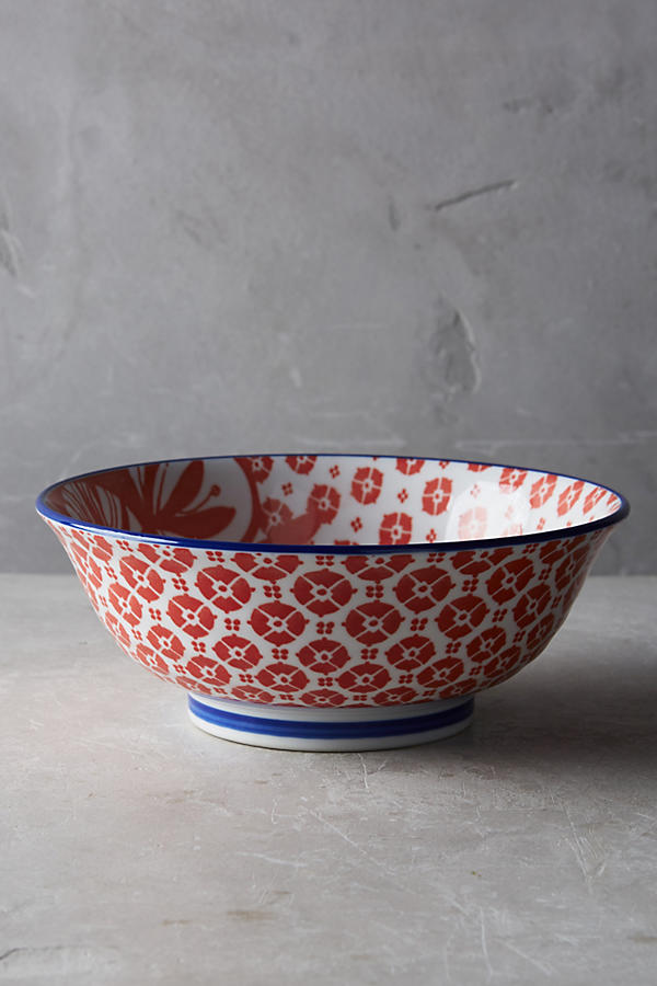 red dot bowls fixer upper style kitchen decor - The Weathered Fox