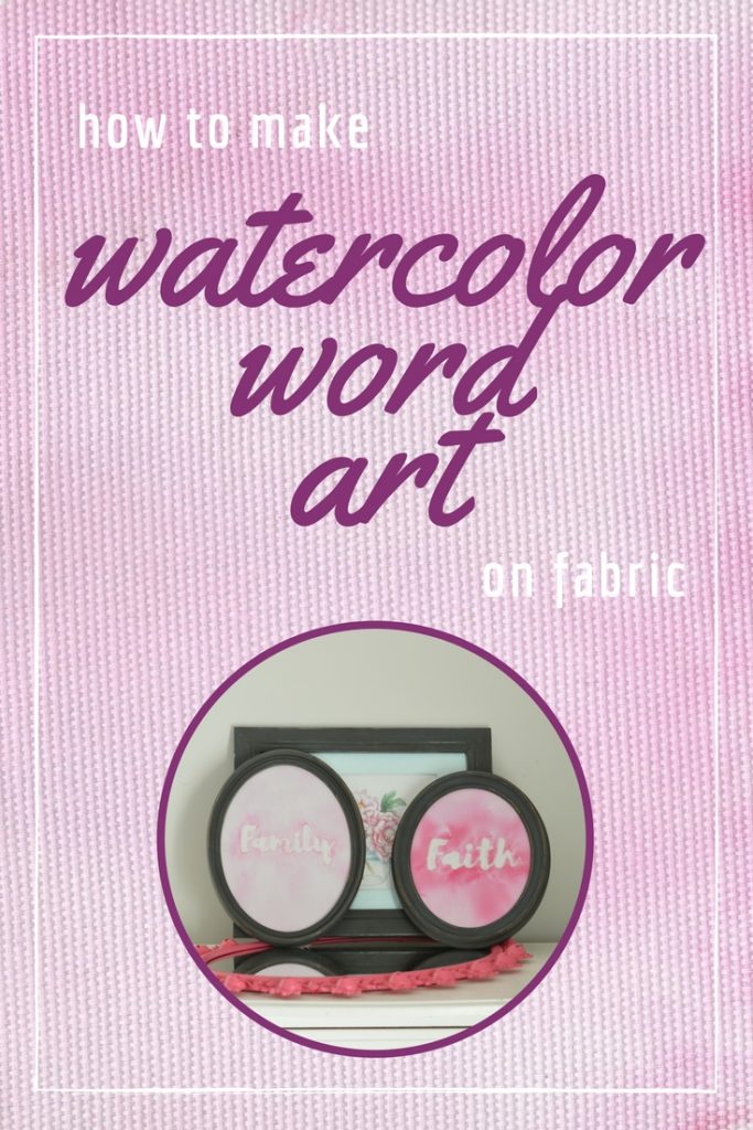 Watercolor word art - The Weathered Fox