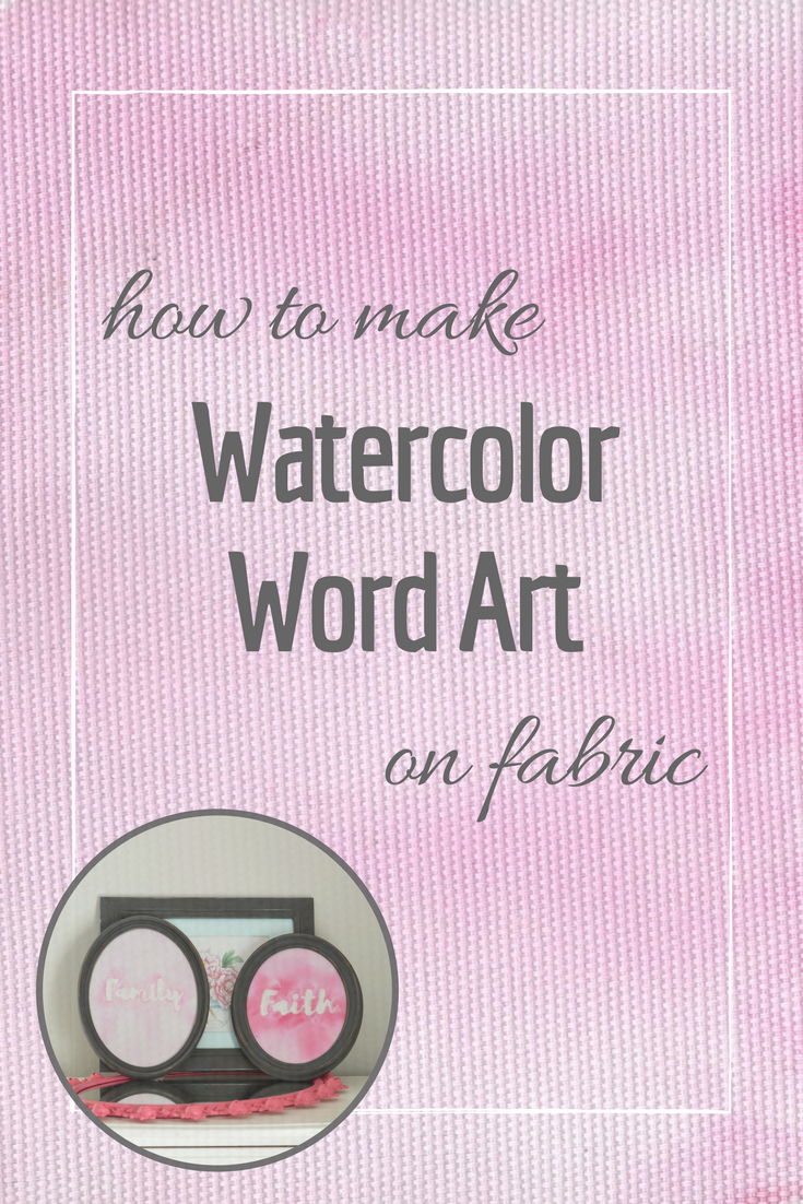 Watercolor word art - The Weathered Fox