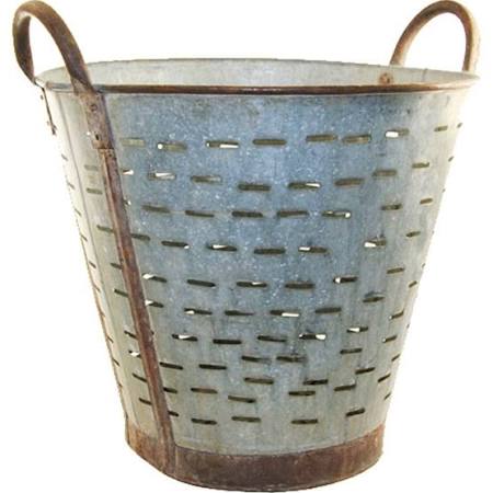 vintage-olive-bucket - The Weathered Fox