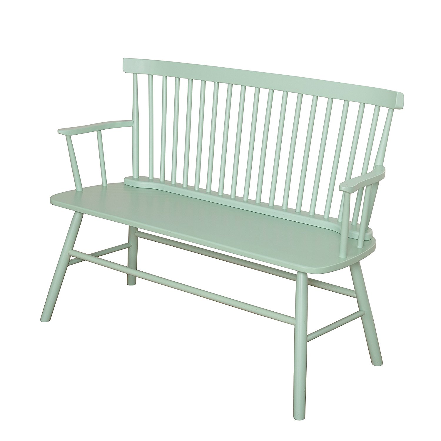 green bench - The Weathered Fox