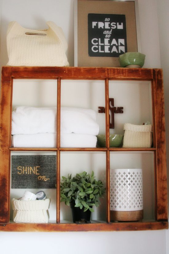 window-frame-shelf-diy - The Weathered Fox