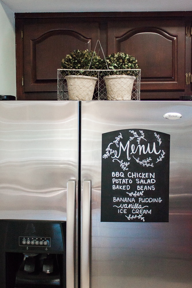 Chalkboard-Fridge-Menu-6 - The Weathered Fox