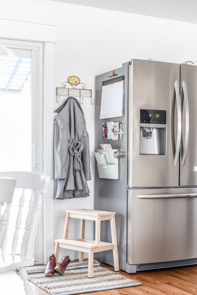 Refrigerator Command Center the Easy Way - The Weathered Fox