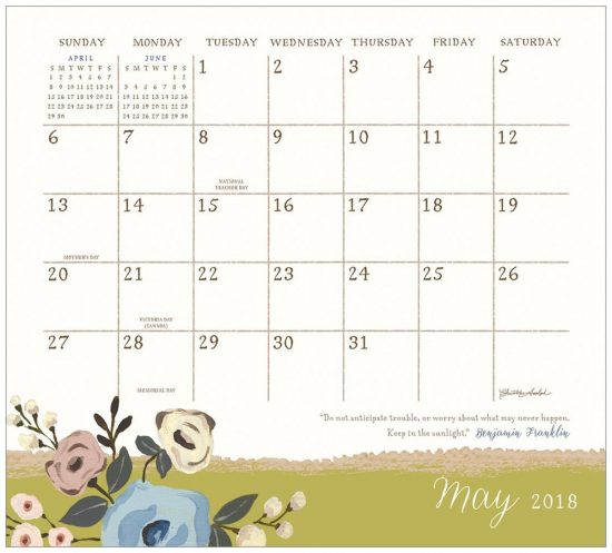 magnetic calendar with scripture - The Weathered Fox