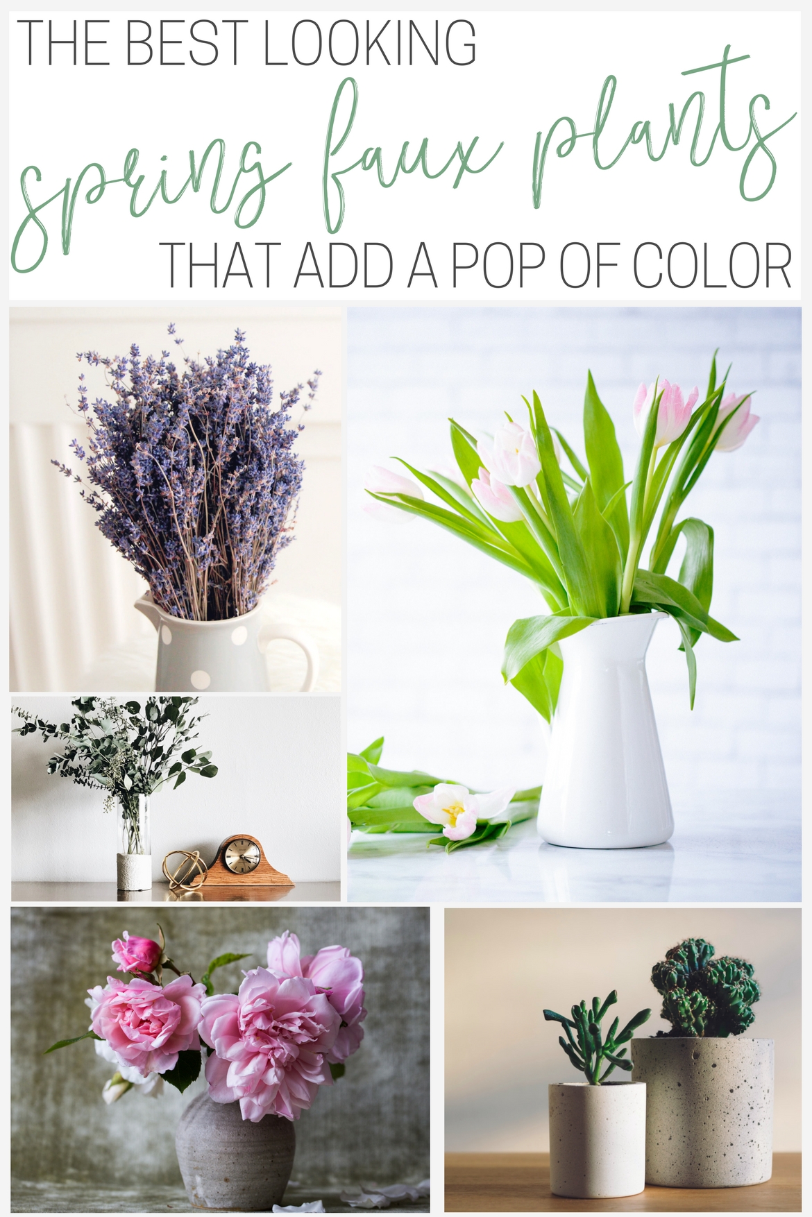 The Best Looking Spring Faux Plants That Add a Pop of Color to Any ...